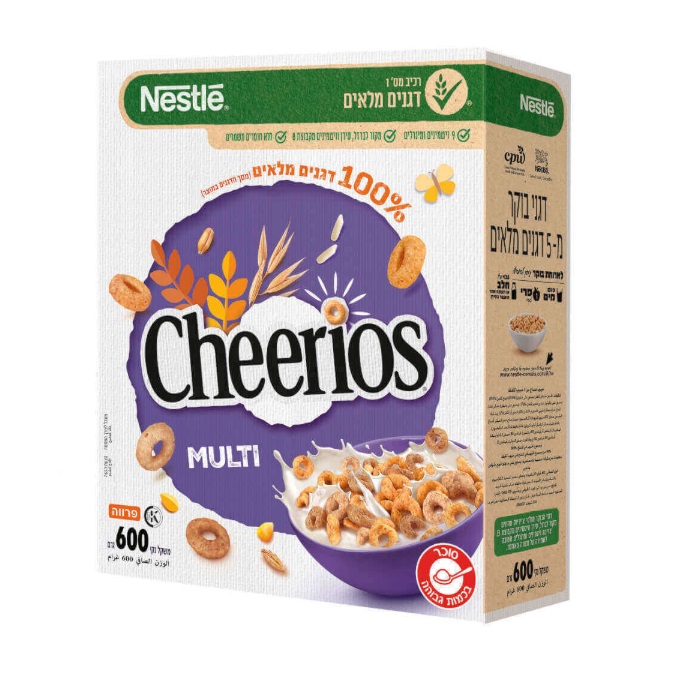 Nestle Cheerios Multi Breakfast Cereal, 600 Grams, From Israel, Kosher ...